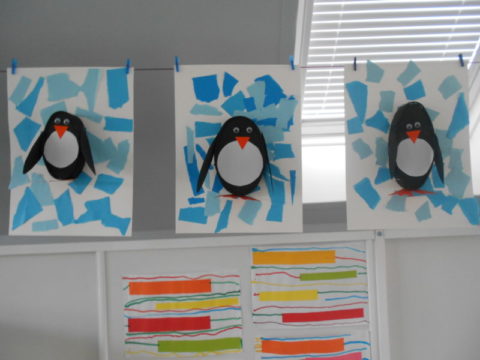 Les pingouins sur la banquise | Ecole Sainte-Anne Plélo