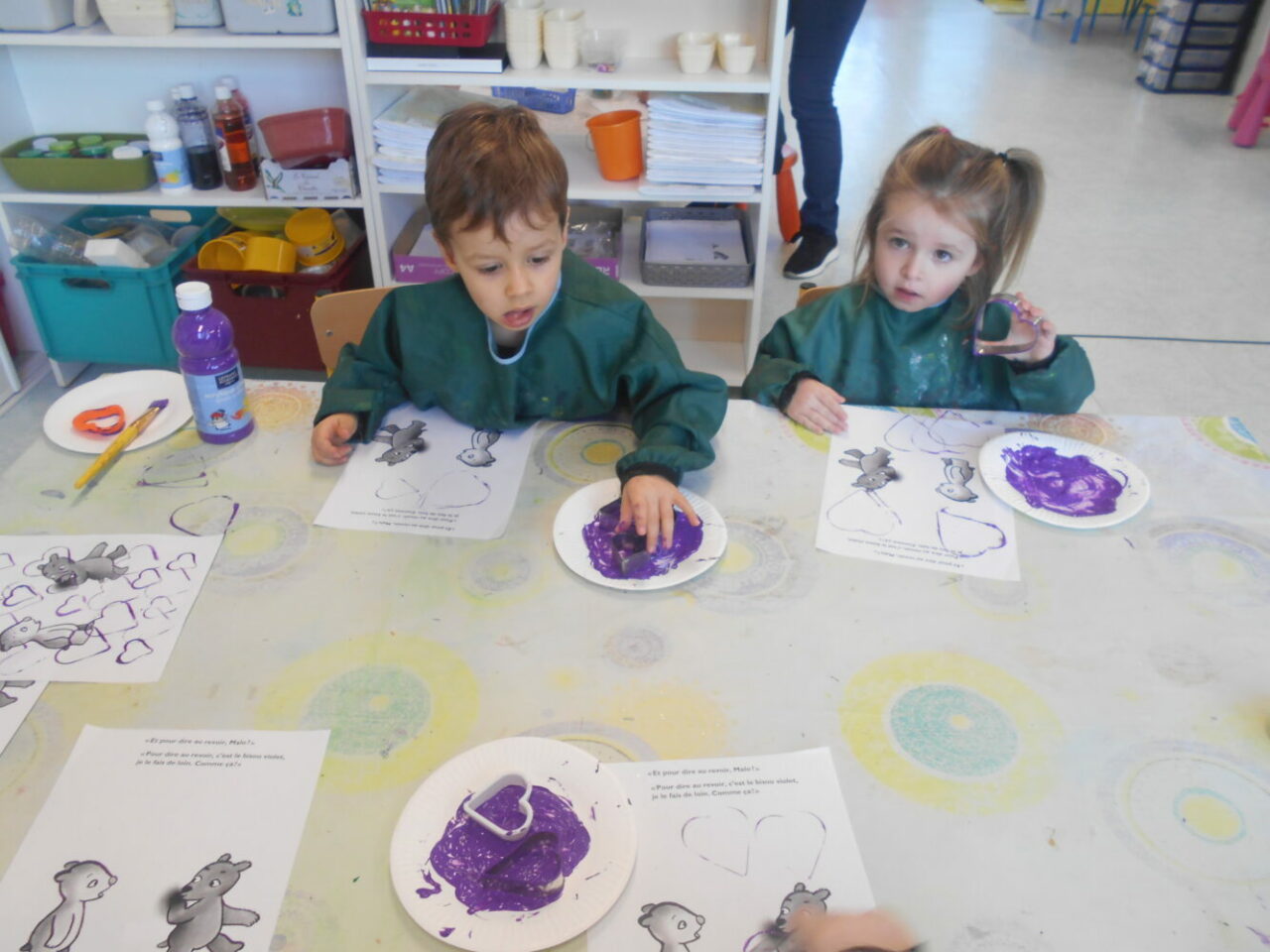 Journée violette en maternelle | Ecole Sainte-Anne Plélo
