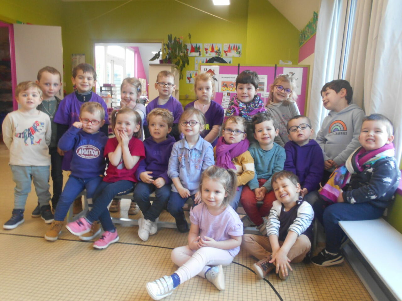 Journée violette en maternelle | Ecole Sainte-Anne Plélo
